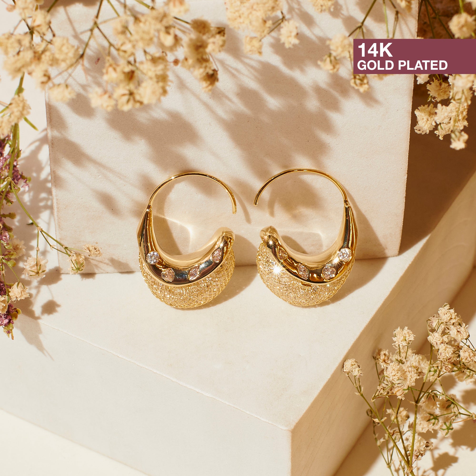 Stellar Swirl Hoops | Salty – Salty Accessories