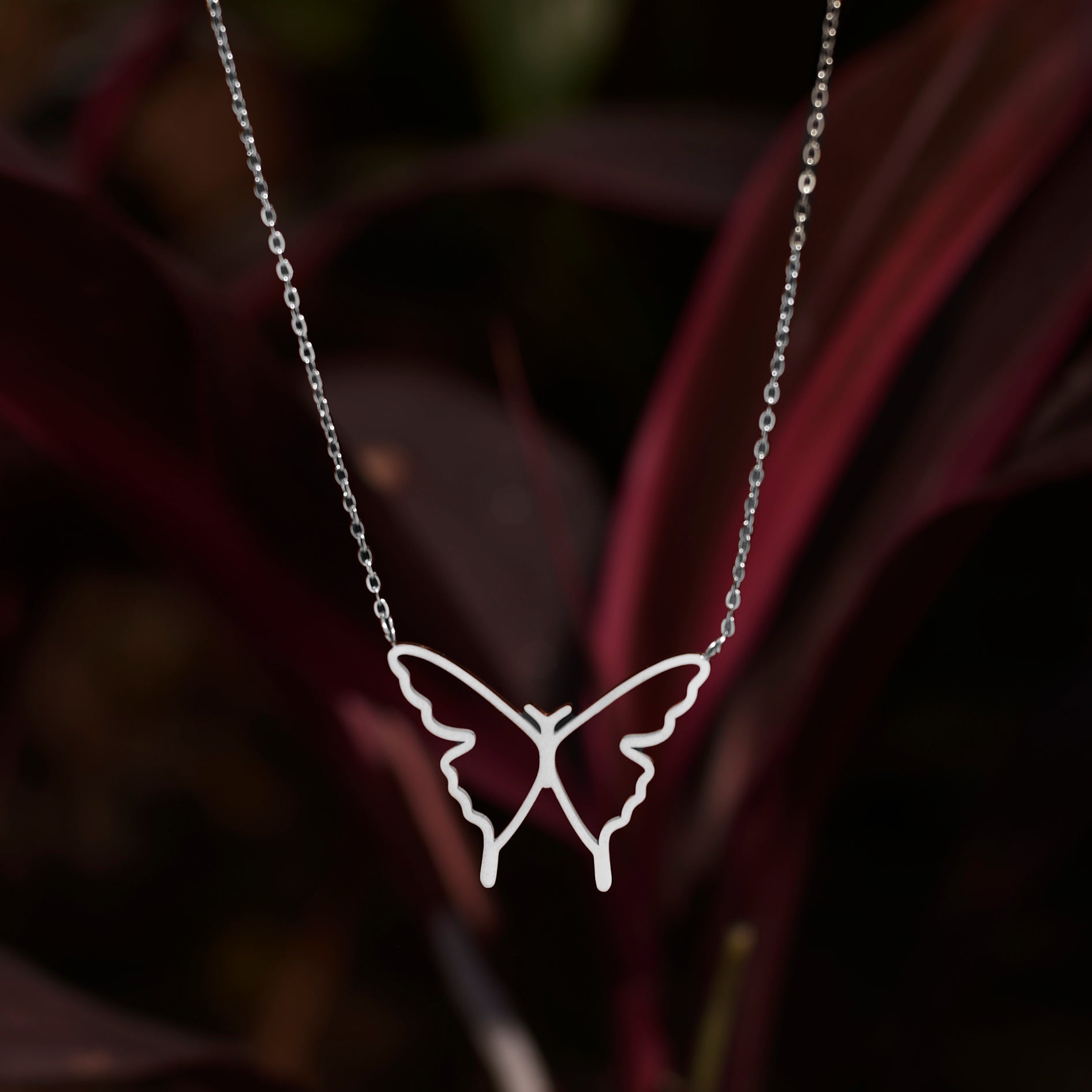 Mariposa Silver Chain | Salty – Salty Accessories