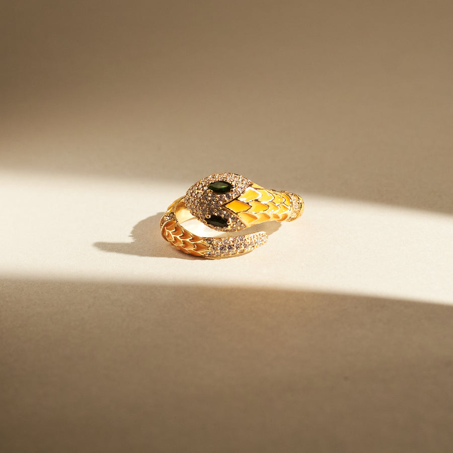 Amber Snake Ring | Salty – Salty Accessories
