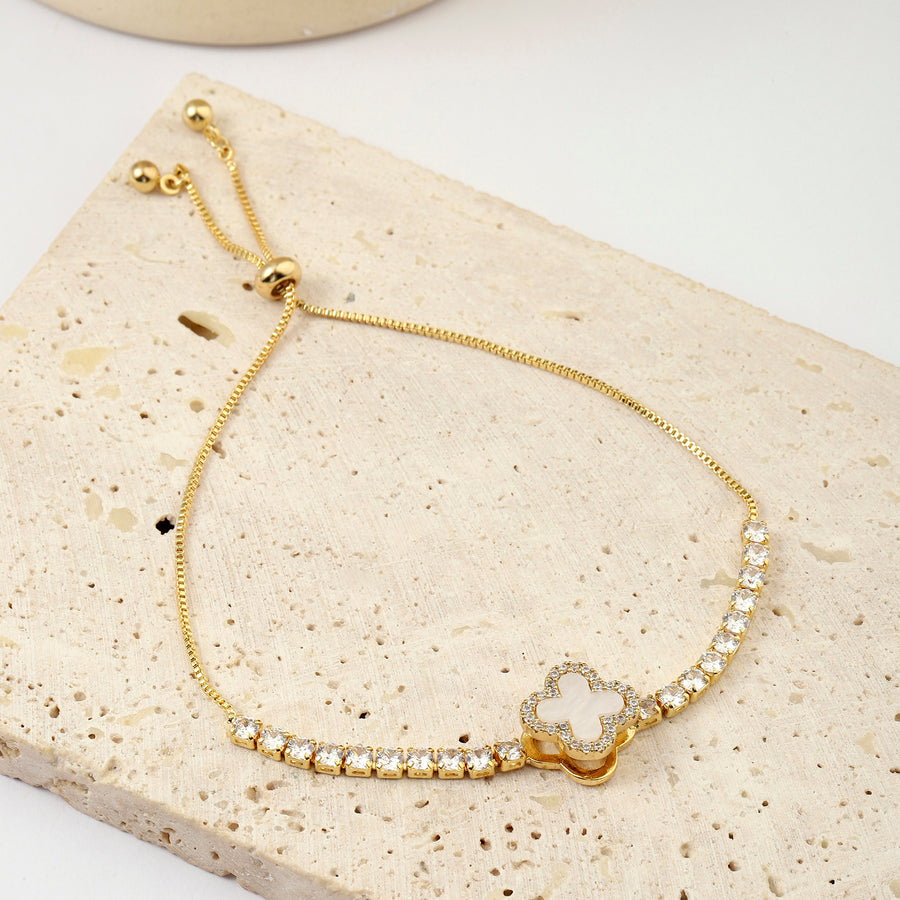 Clover Bracelets | 4 Leaf Clover Bracelet| Shop Now – Salty Accessories