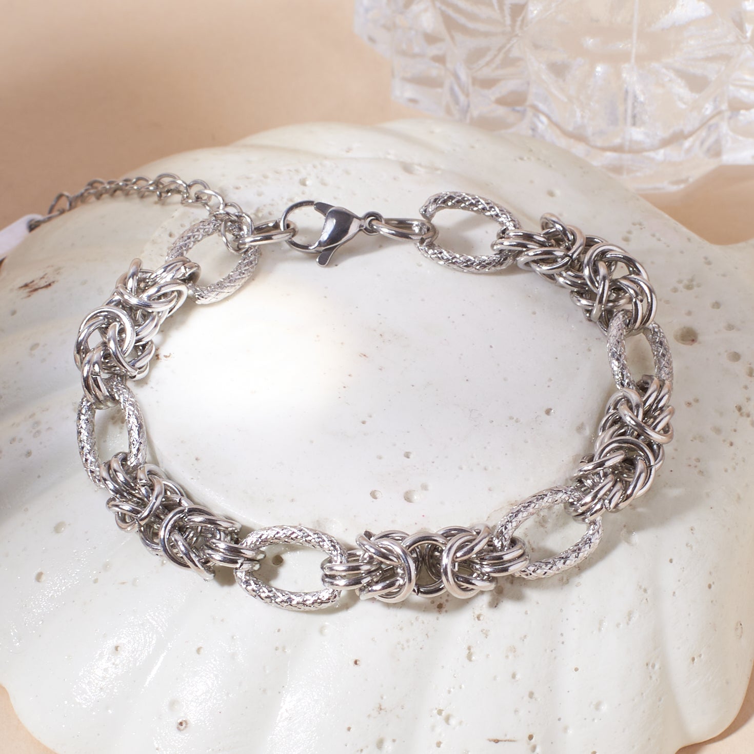 Chic Link Silver Bracelet | Salty – Salty Accessories