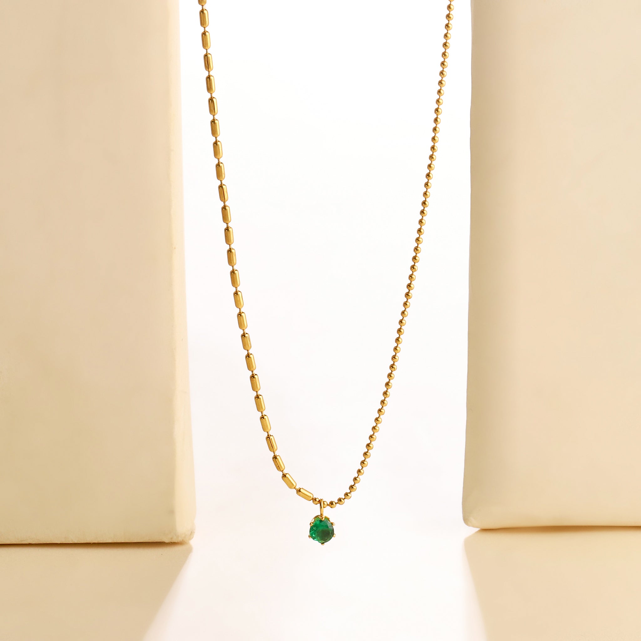 Sleek Tryst Gold Necklace | Salty – Salty Accessories