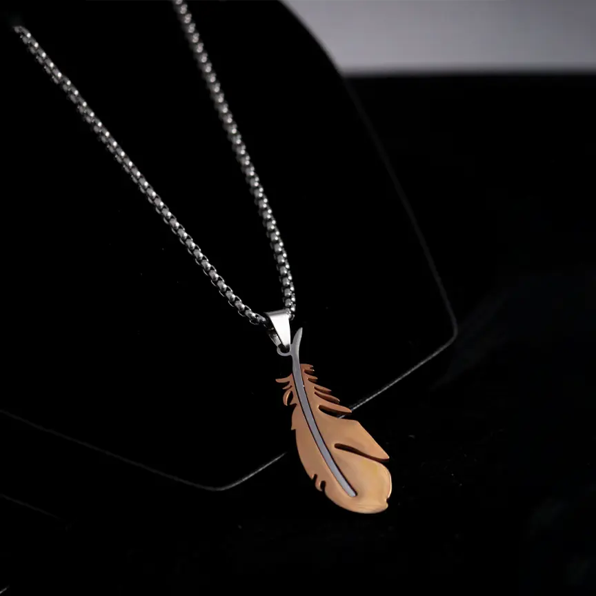 Prosperous Feather Chain | Salty – Salty Accessories