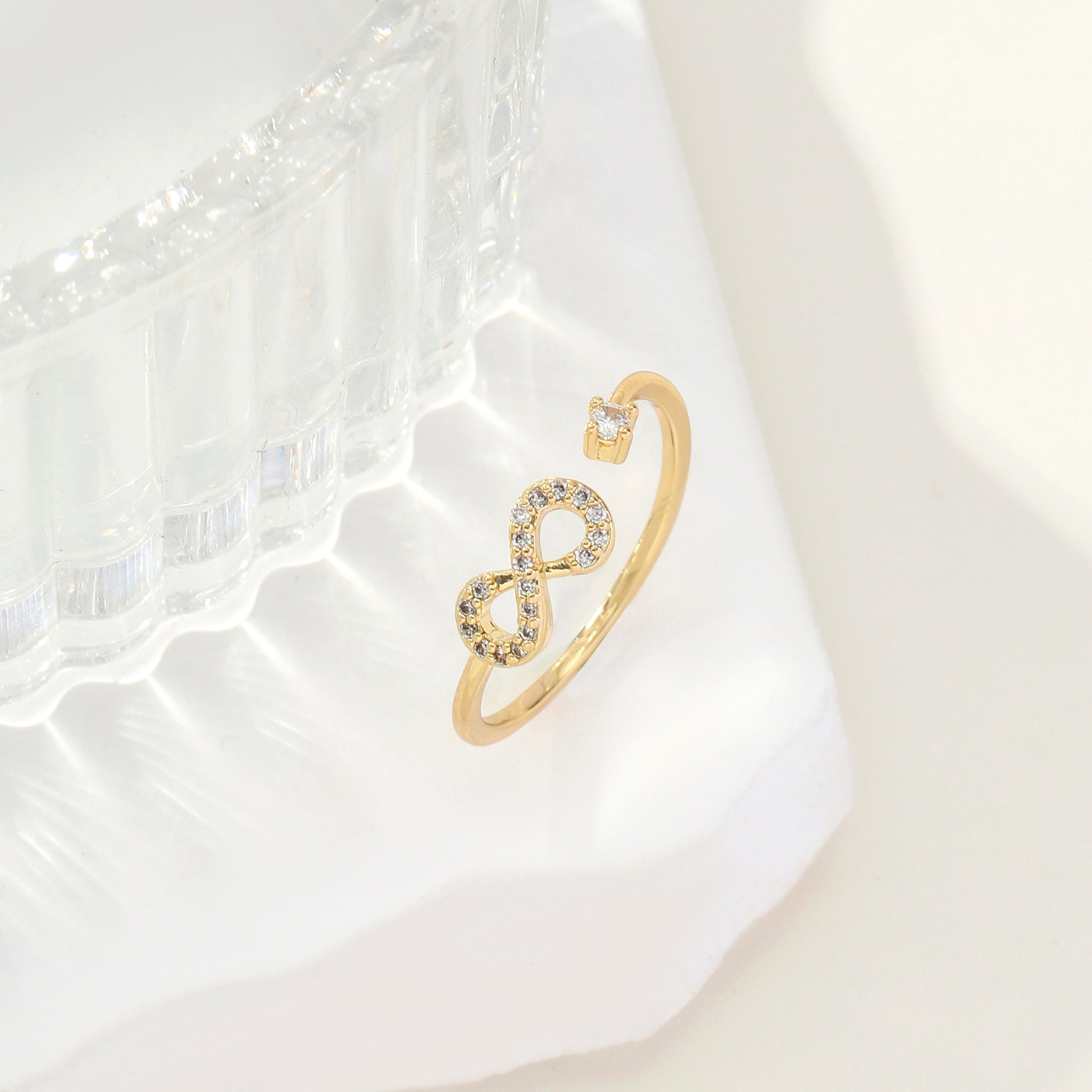 Beyond Infinity Golden Ring | Salty – Salty Accessories