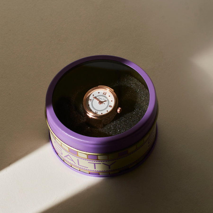 Girl Boss Salty Watch Ring - Rose Gold | Salty – Salty Accessories