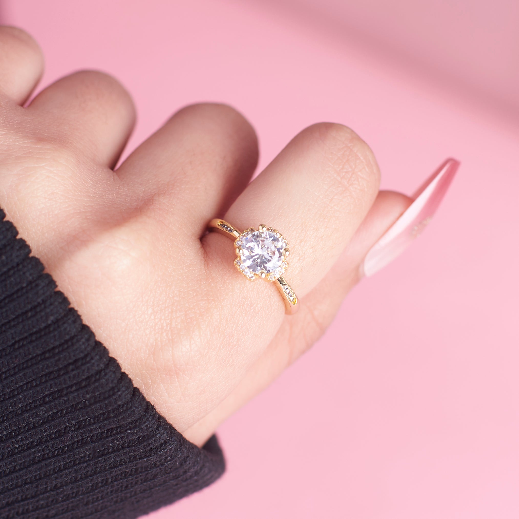 Classic Golden Promise Ring Salty Salty Accessories