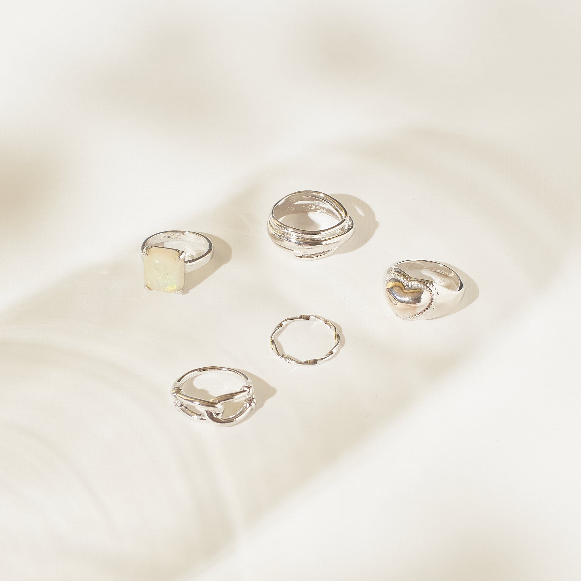 Set Of 6 Kathy Rings | Salty – Salty Accessories