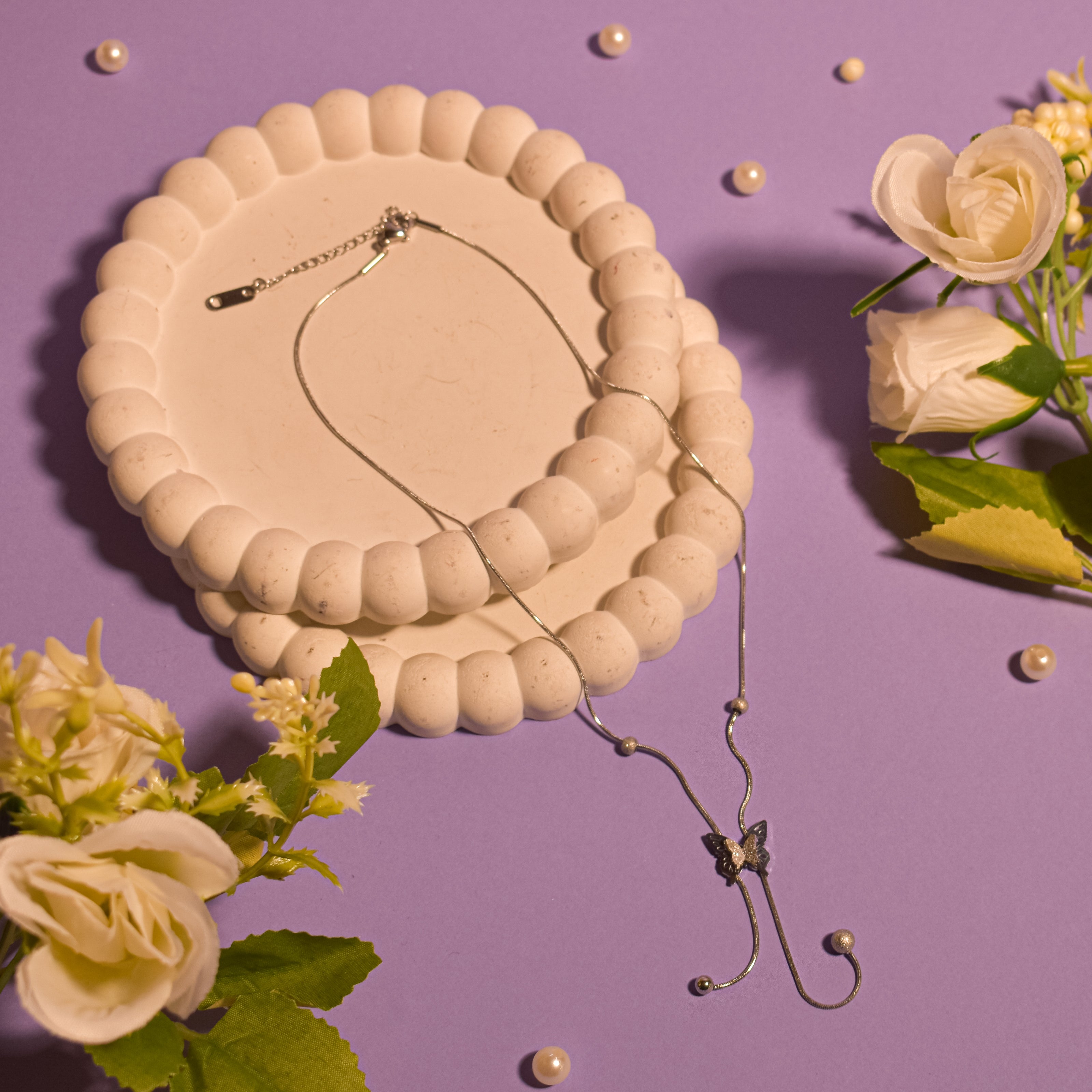 Silver Fly Lariat Necklace | Salty – Salty Accessories