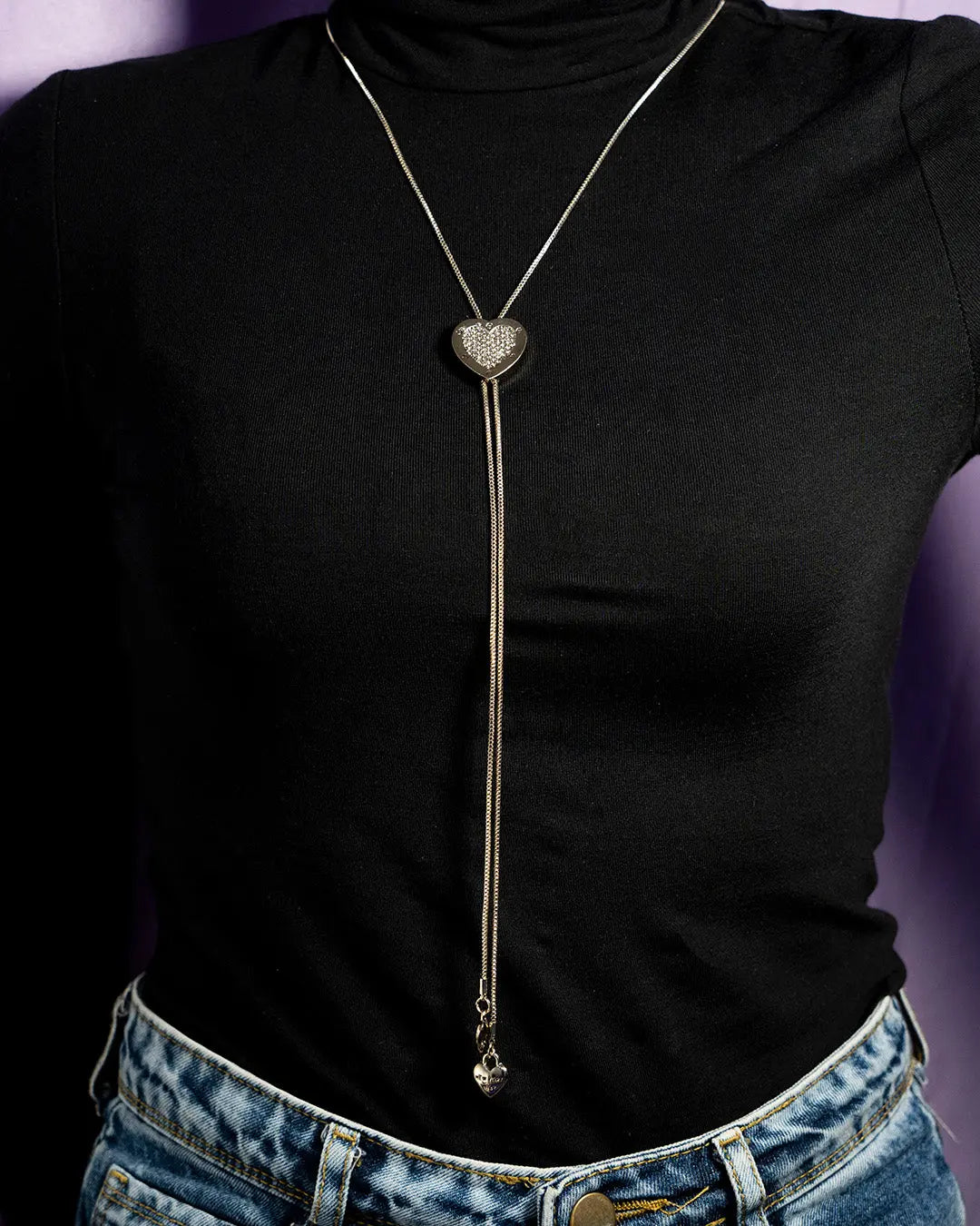 Pull through heart reversible necklace | Salty – Salty Accessories